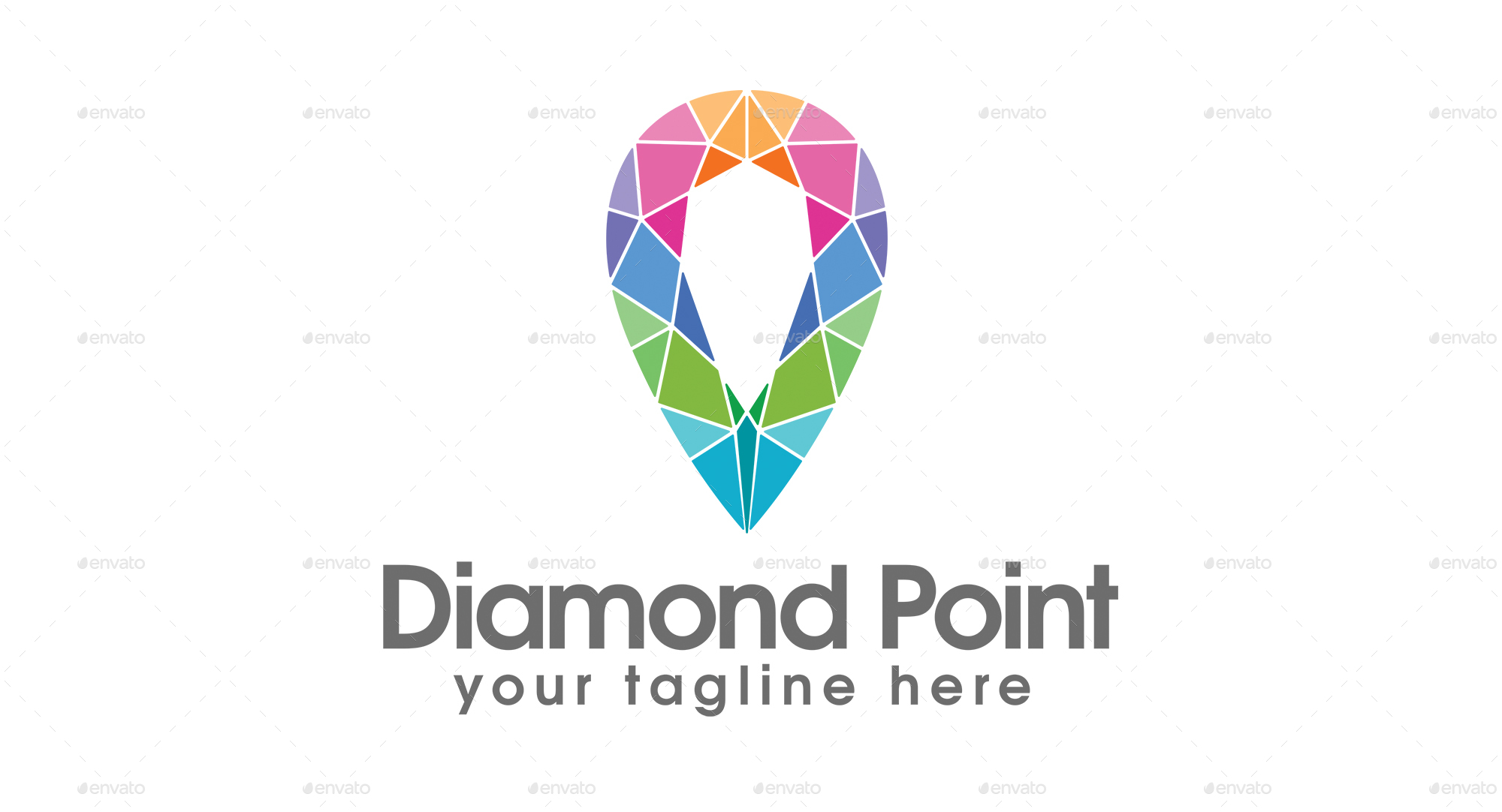 Diamond Point Logo, Logo Templates | GraphicRiver
