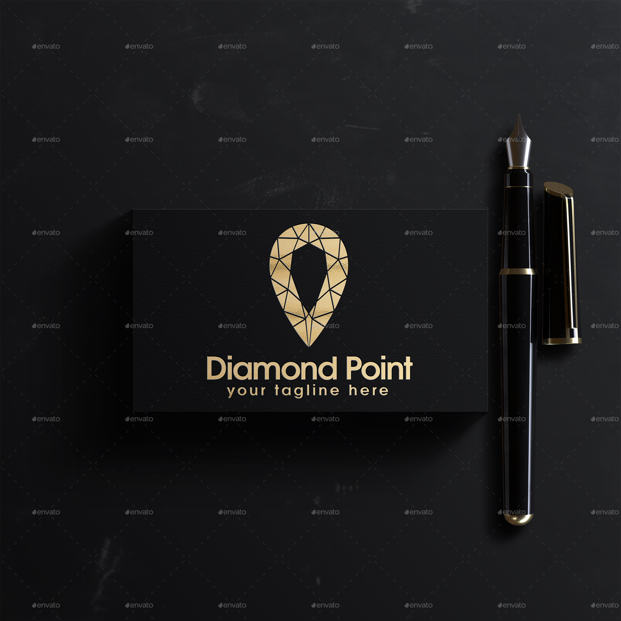 Diamond Point Logo, Logo Templates | GraphicRiver