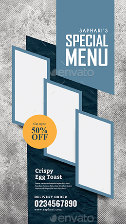 Food Promotion Package, Print Templates | GraphicRiver