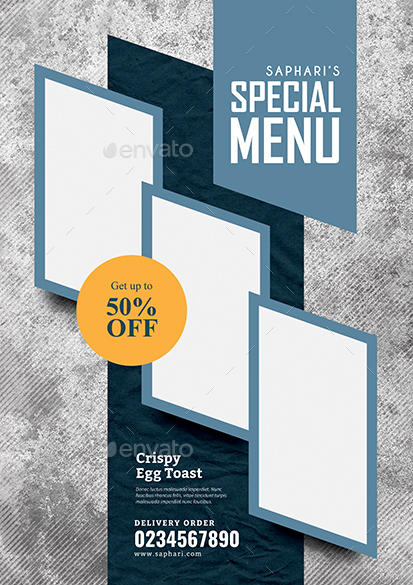 Food Promotion Package, Print Templates | GraphicRiver