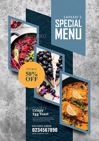 Food Promotion Package, Print Templates | GraphicRiver