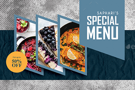 Food Promotion Package, Print Templates | GraphicRiver