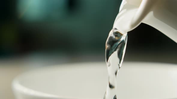 Slow Motion Hot Water Pouring From a Teapot, Stock Footage | VideoHive