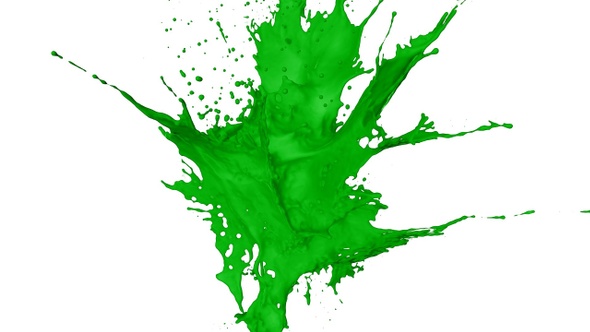 Green Paint Explosion, Motion Graphics | VideoHive