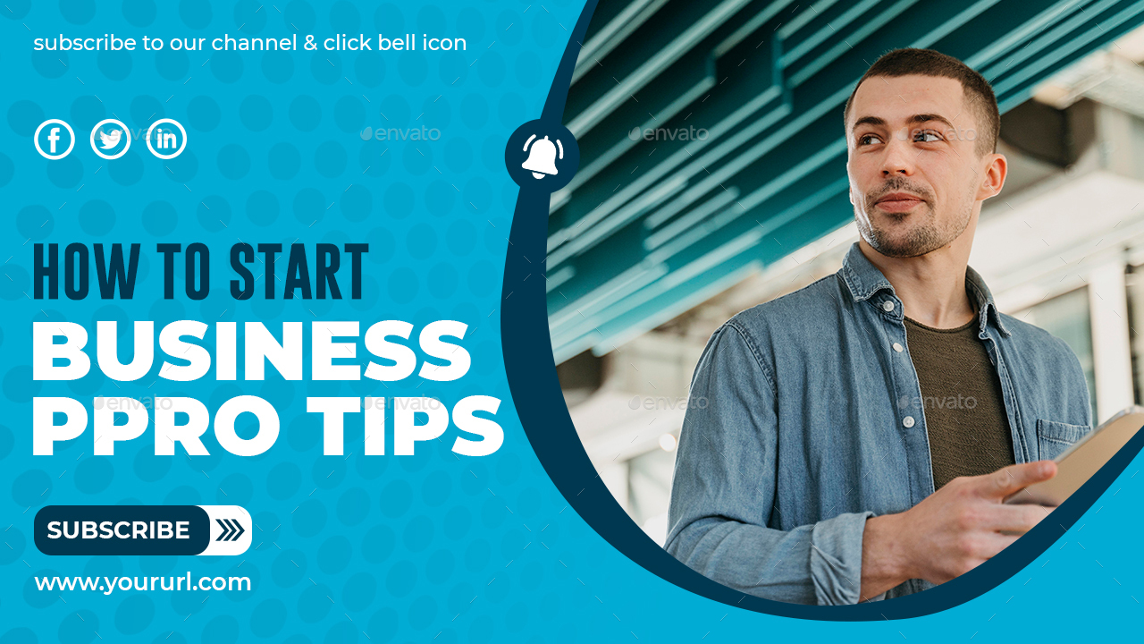 Pro Business Youtube Thumbnail, Web Elements | GraphicRiver