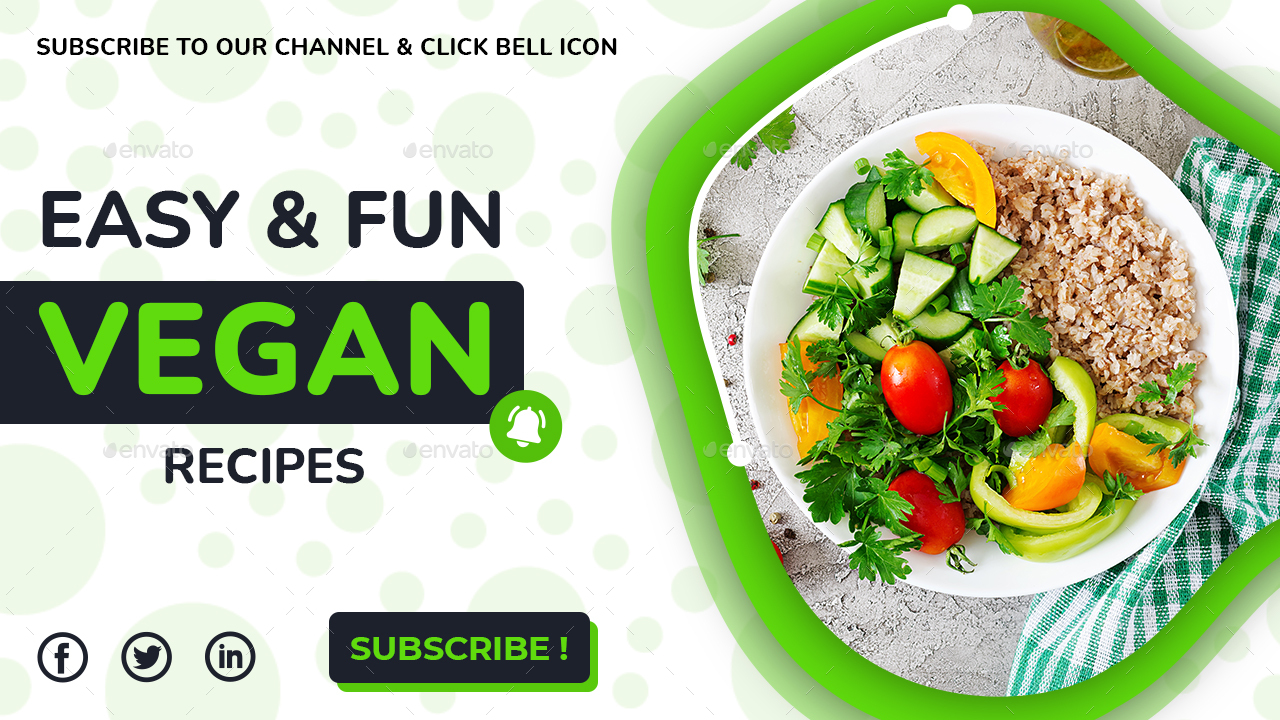 Cooking Youtube Thumbnail, Web Elements | GraphicRiver