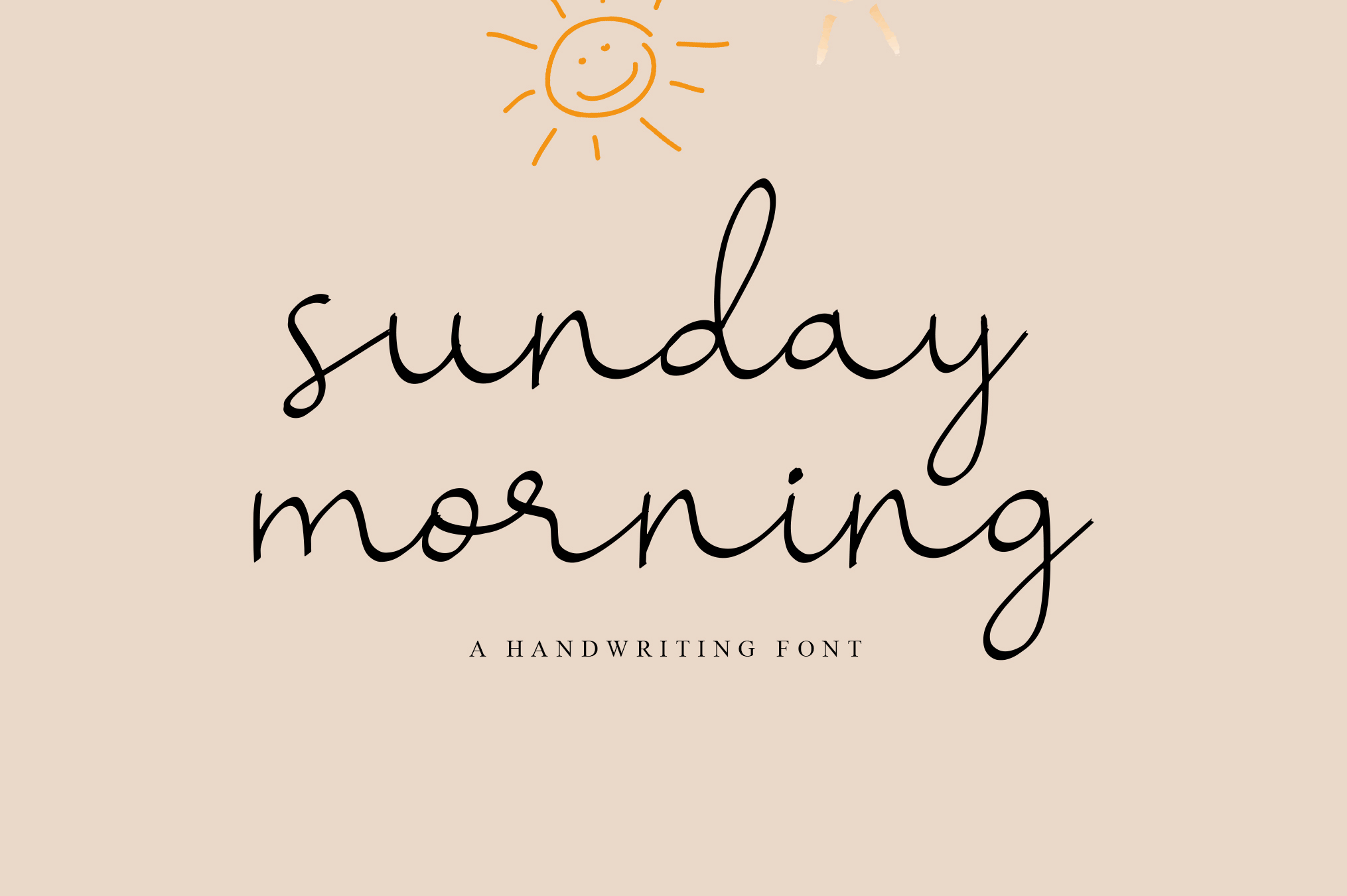Sunday Morning, Fonts | GraphicRiver