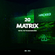 20 Matrix Vector Backgrounds. Cyber Attack, Hacking Concept, Graphics