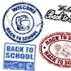 Back to School stamps, Vectors | GraphicRiver