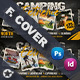 Camping Adventure Cover Templates, Web Elements | GraphicRiver