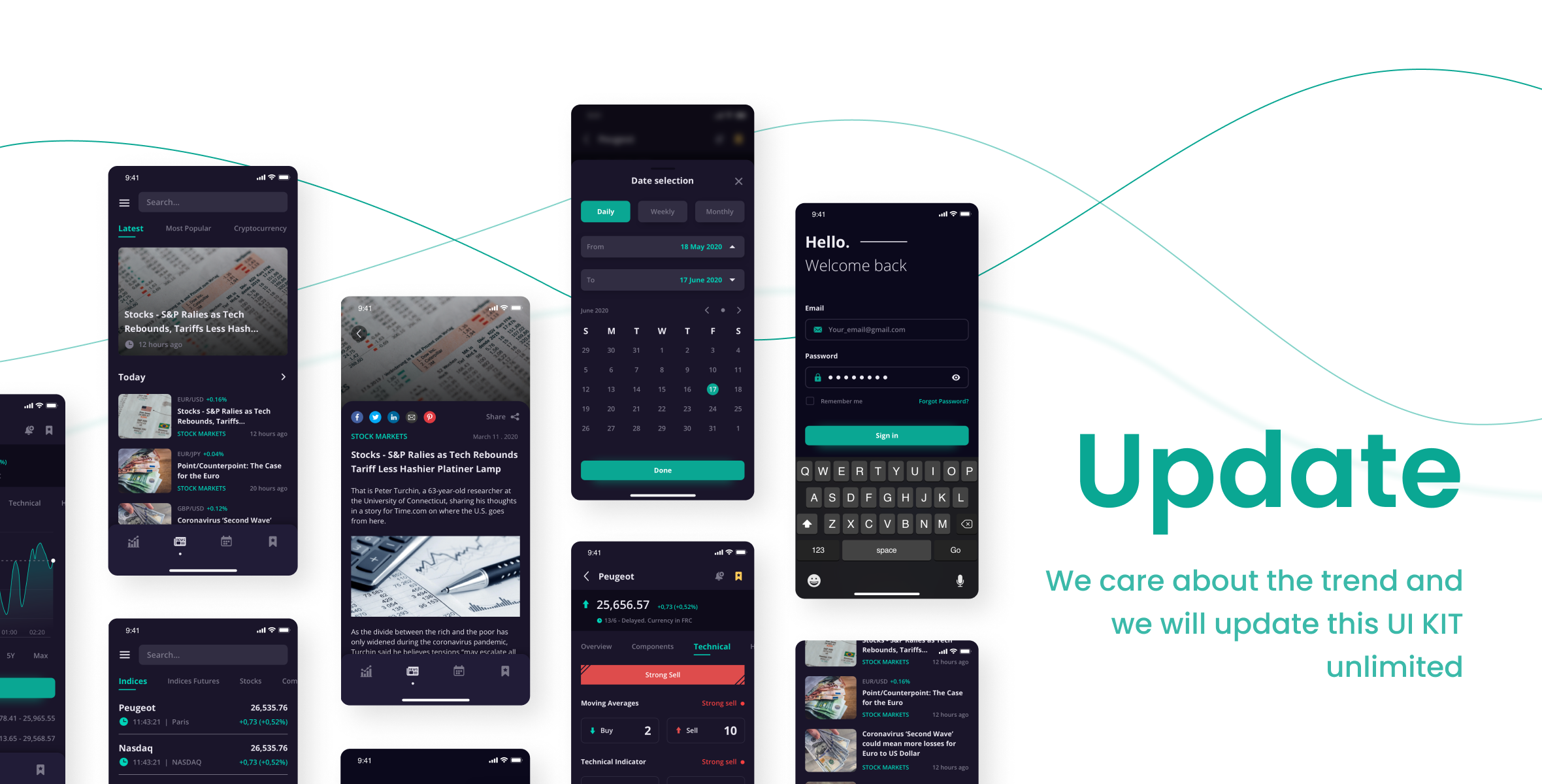 Stok - Stock Market App UI Kit by Capi_Creative_Design | ThemeForest