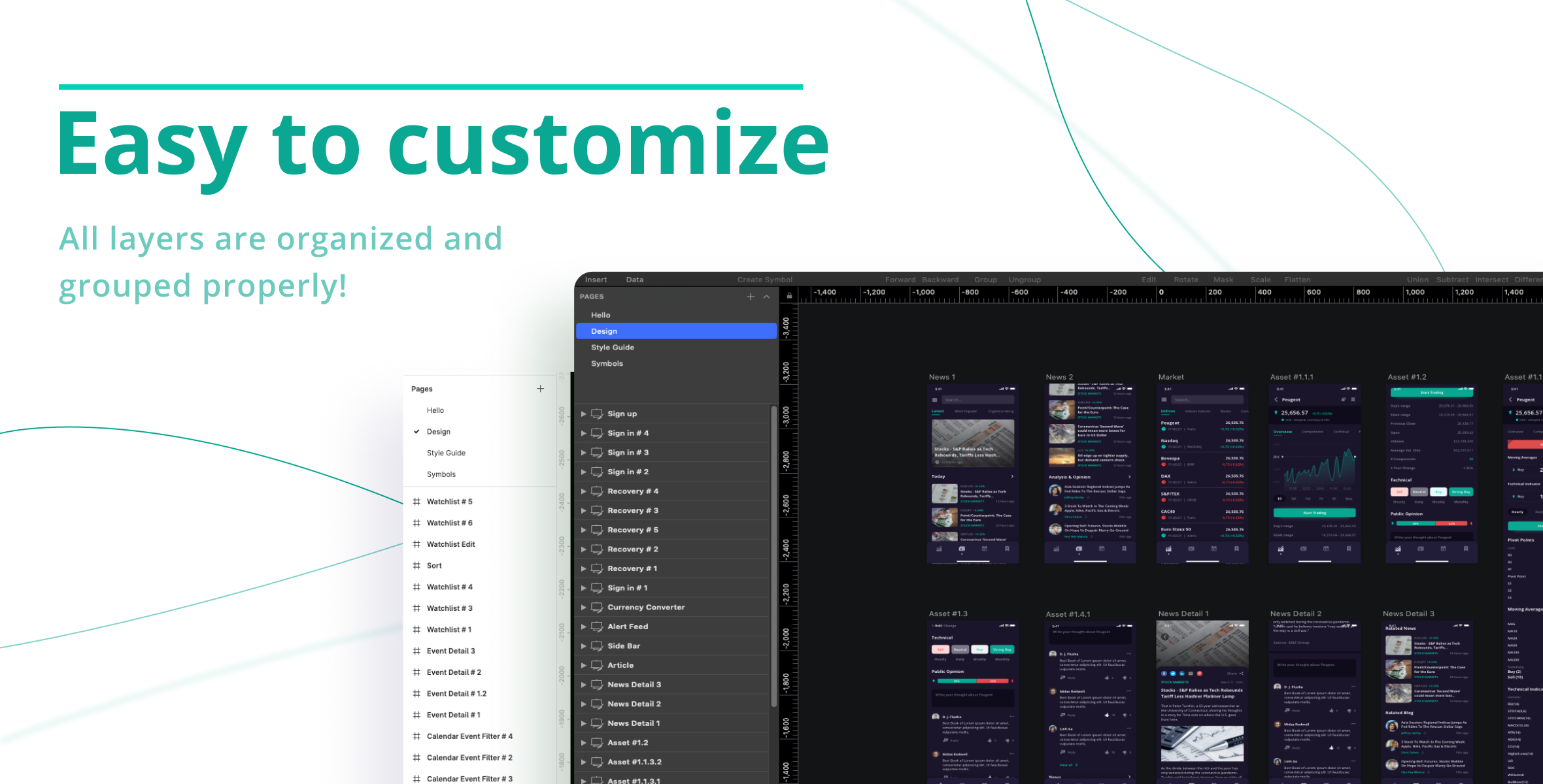 Stok - Stock Market App UI Kit by Capi_Creative_Design | ThemeForest