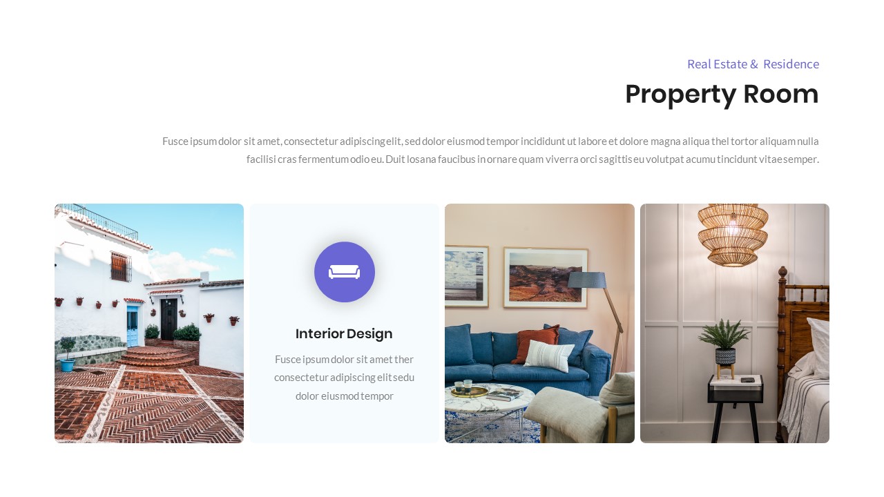 Property – Real Estate & Residence PowerPoint Template, Presentation ...