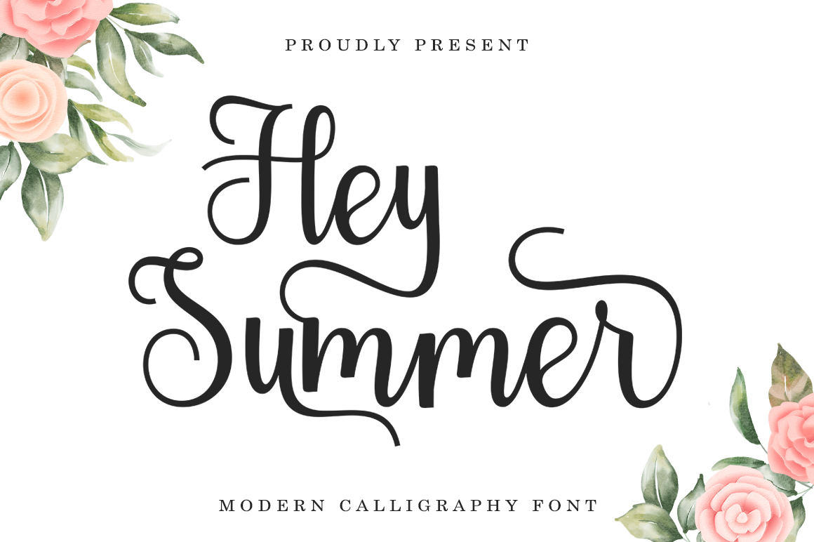 Hey Summer, Fonts | GraphicRiver