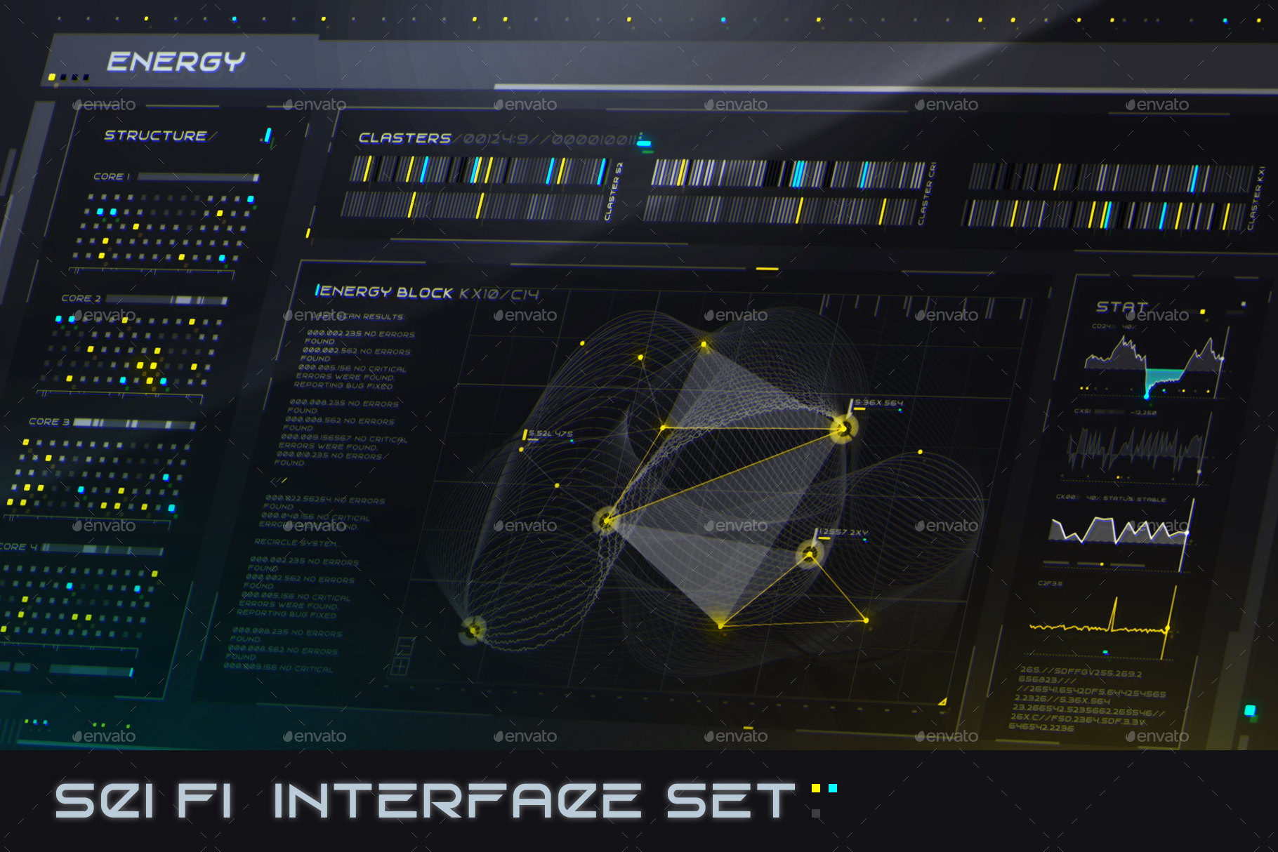 Sci Fi Interfaces Set, Game Assets | GraphicRiver