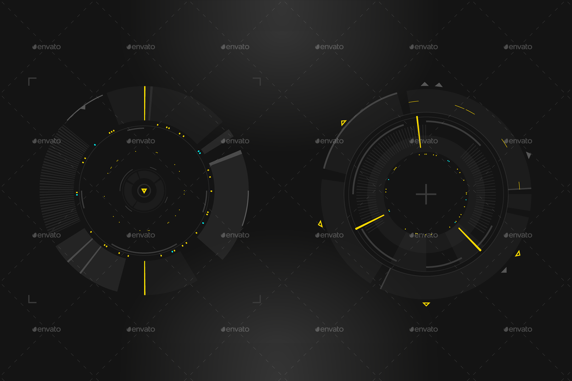 Sci Fi Interfaces Set, Game Assets | GraphicRiver