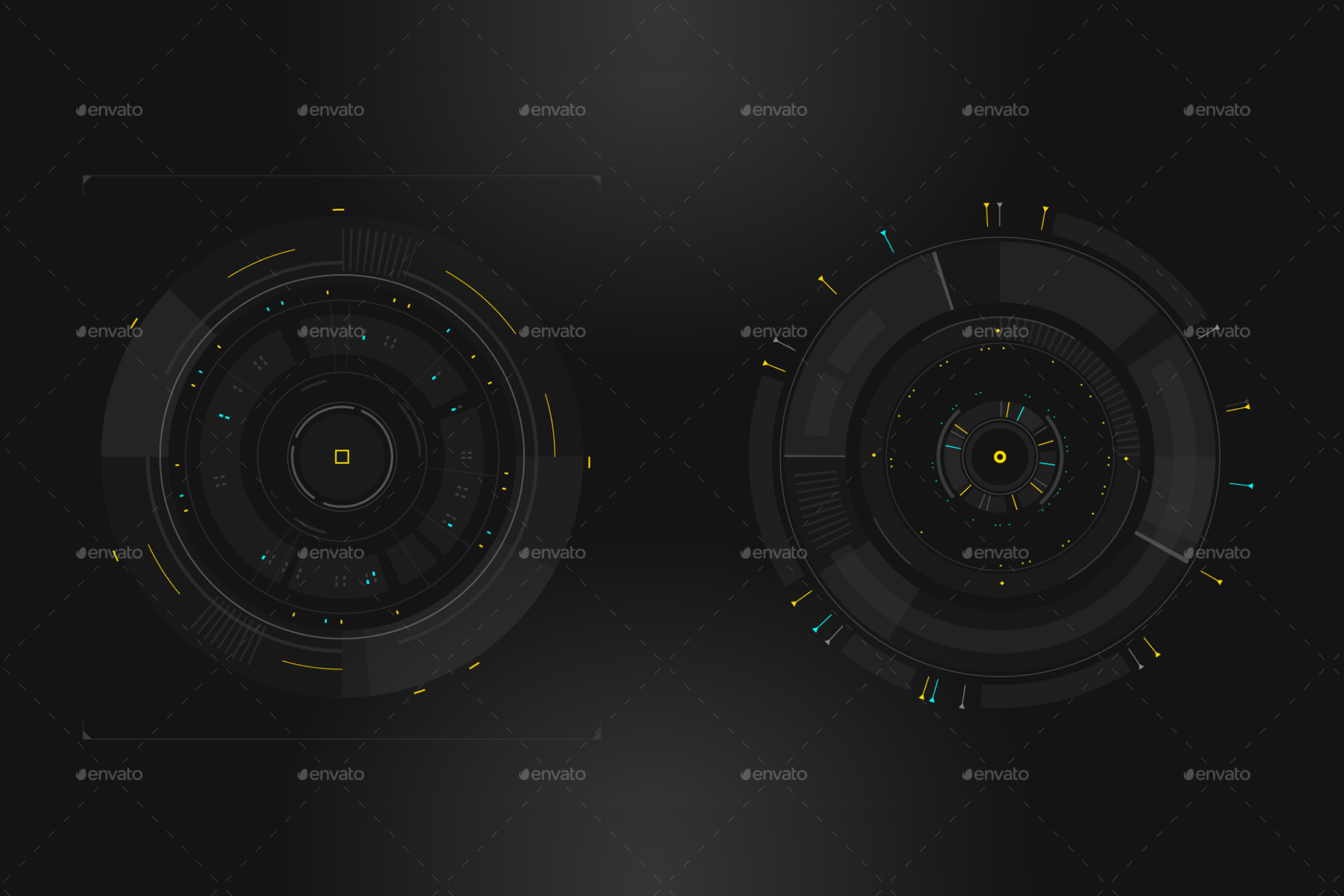 Sci Fi Interfaces Set, Game Assets | GraphicRiver