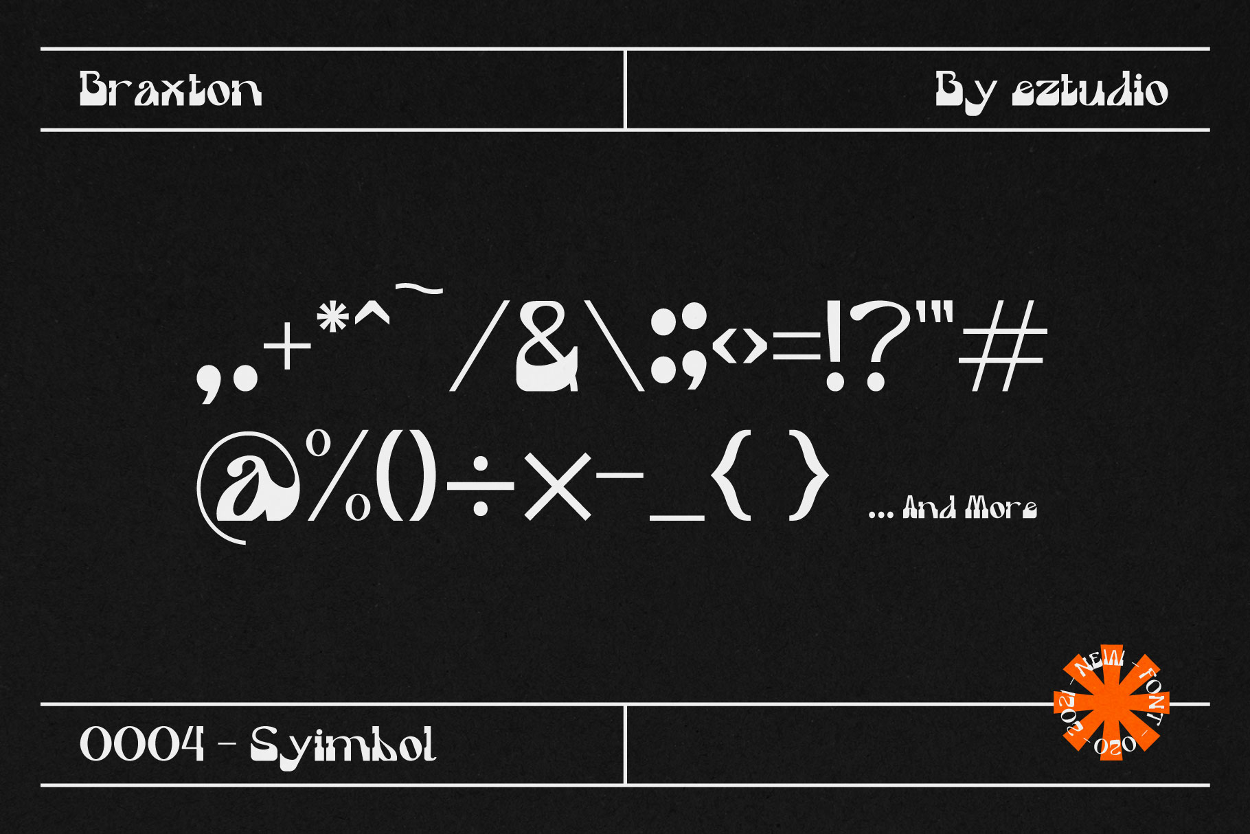 Braxton, Fonts | GraphicRiver