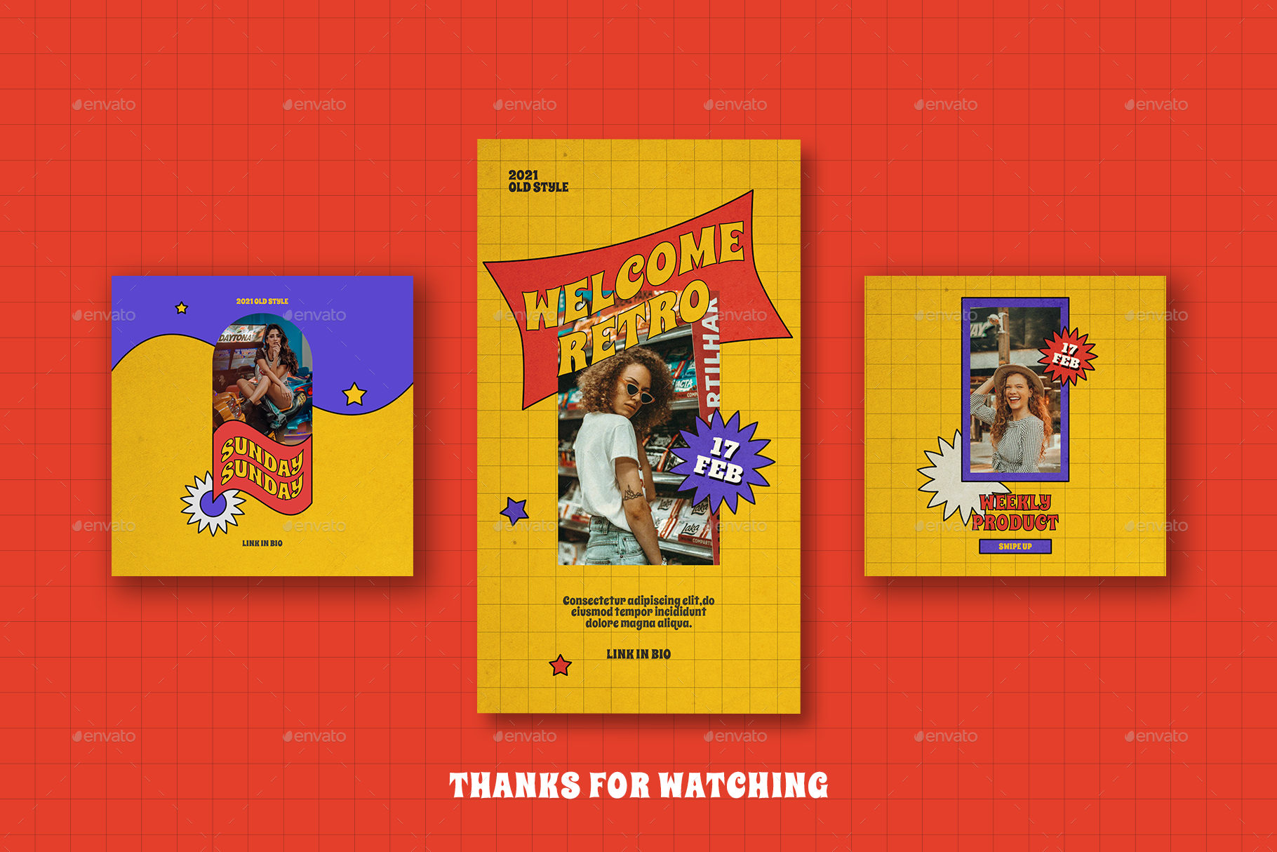 Matilda Instagram Template, Web Elements | GraphicRiver