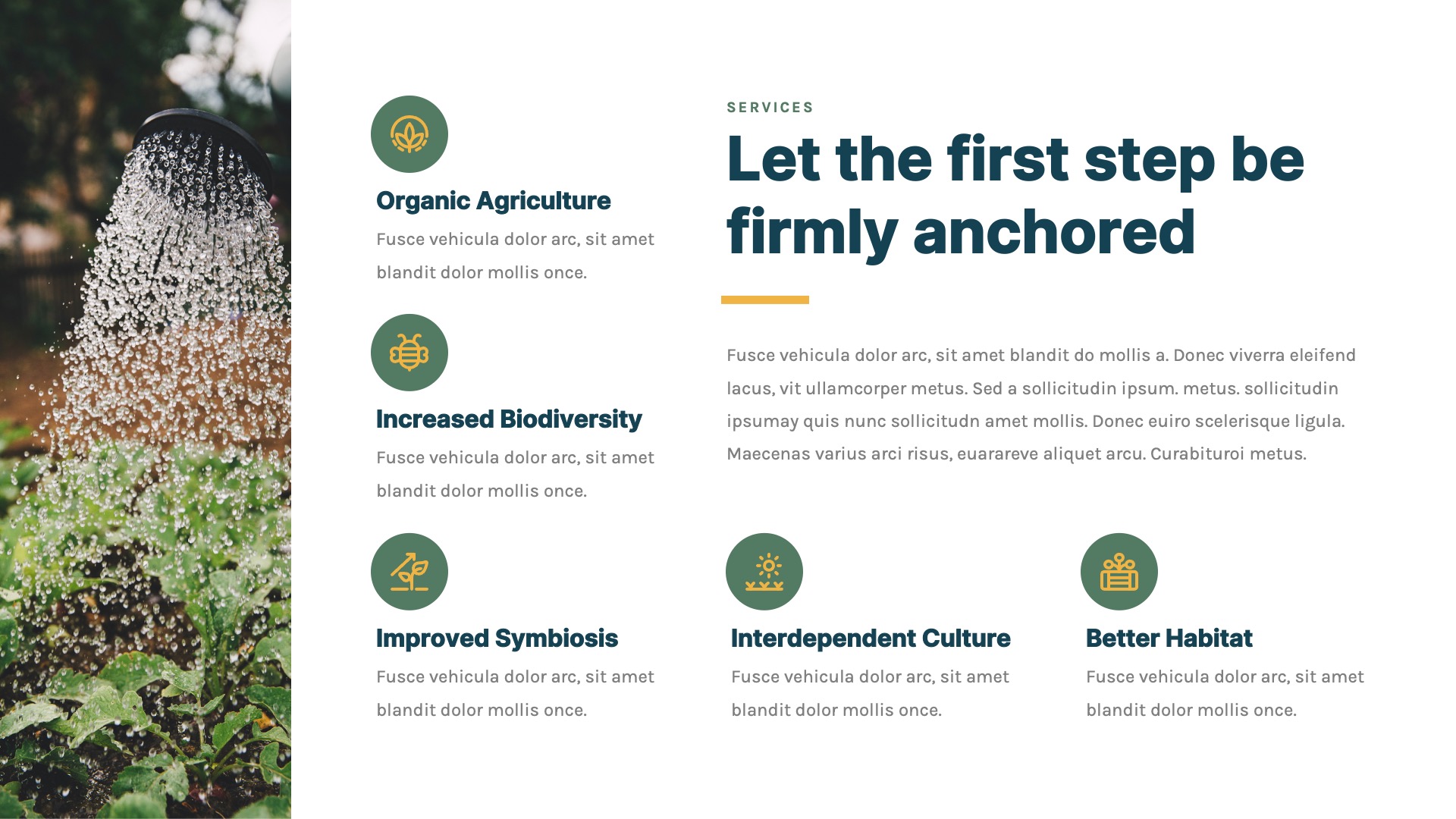 AGROLEA - Organic Farm Agriculture Google Slides Template, Presentation ...