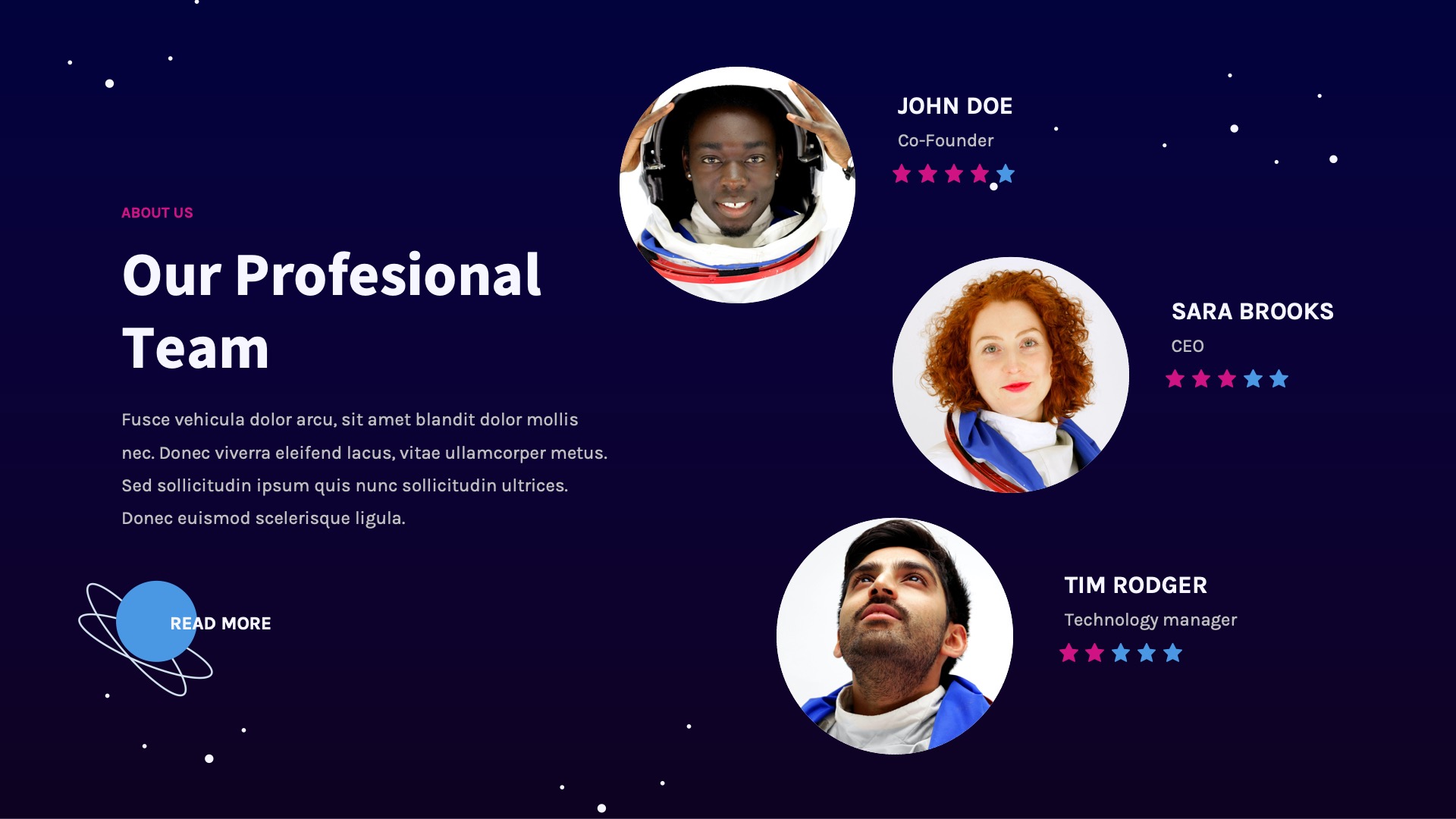 Spacy - Astronomy & Space Theme Google Slides Template, Presentation ...