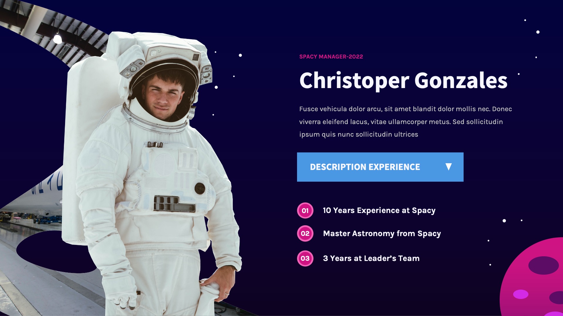 Spacy - Astronomy & Space Theme Google Slides Template, Presentation ...