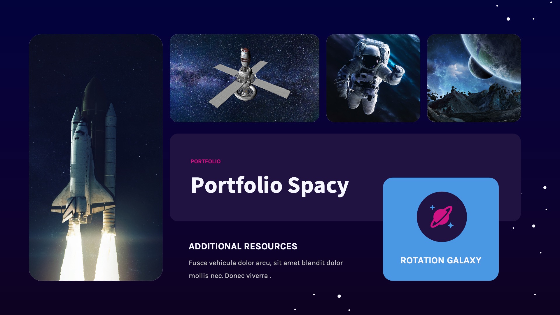 Spacy - Astronomy & Space Theme Google Slides Template, Presentation ...