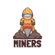 Miners Logo mascot, Logo Templates | GraphicRiver