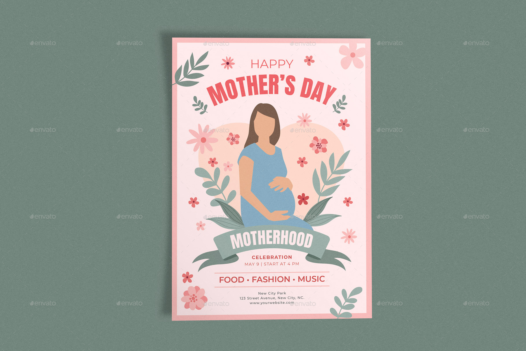 Mothers Day (Mommy) Template Set, Print Templates | GraphicRiver