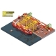 Vector Low Poly Port Container Terminal and Ship by tele52 | GraphicRiver
