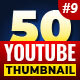 50-Youtube Thumbnail Templates, Web Elements | GraphicRiver