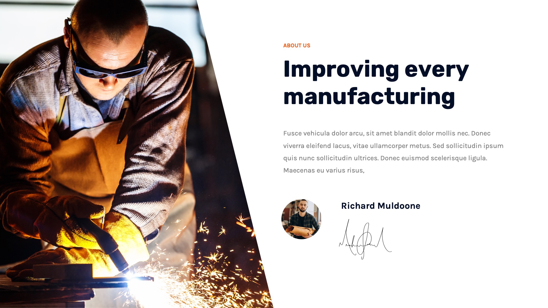 Factzy - Factory Industrial Manufacturing Powerpoint Template ...