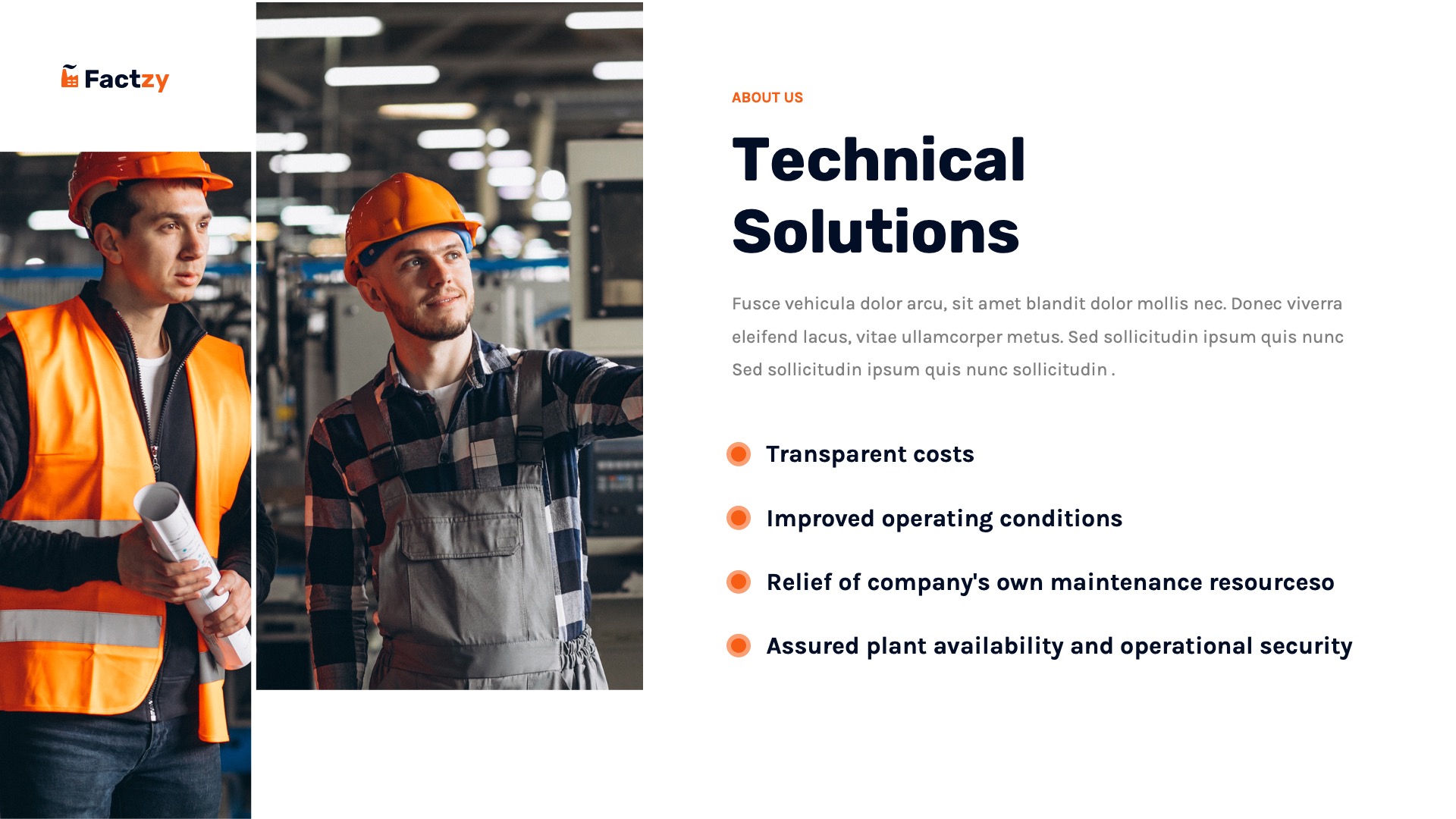 Factzy - Factory Industrial Manufacturing Powerpoint Template ...