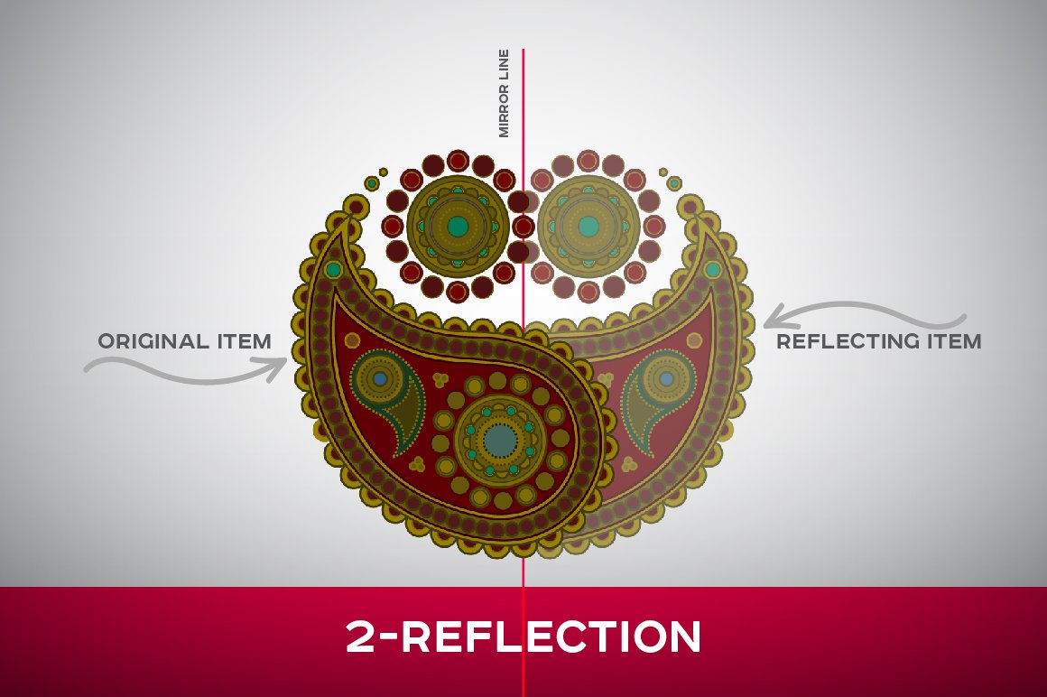 Symmetric Drawing Templates For Adobe Illustrator, Add-ons | GraphicRiver