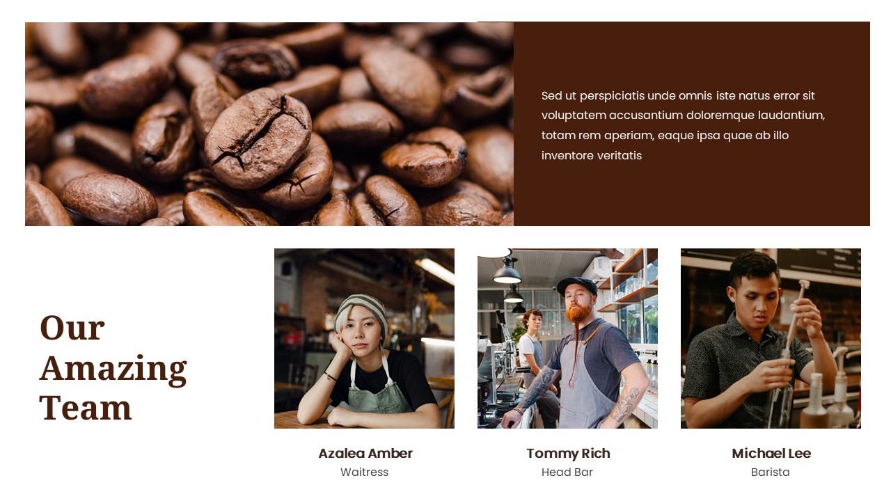 Latte - Cafe and Coffe PowerPoint Template, Presentation Templates