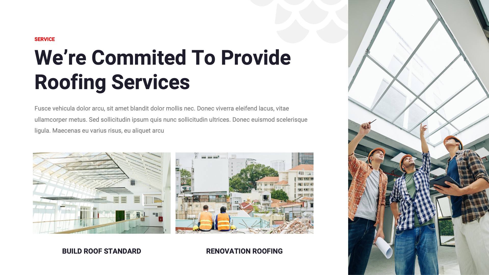 ROOFEX - Roofing Service & Construction Powerpoint Template ...