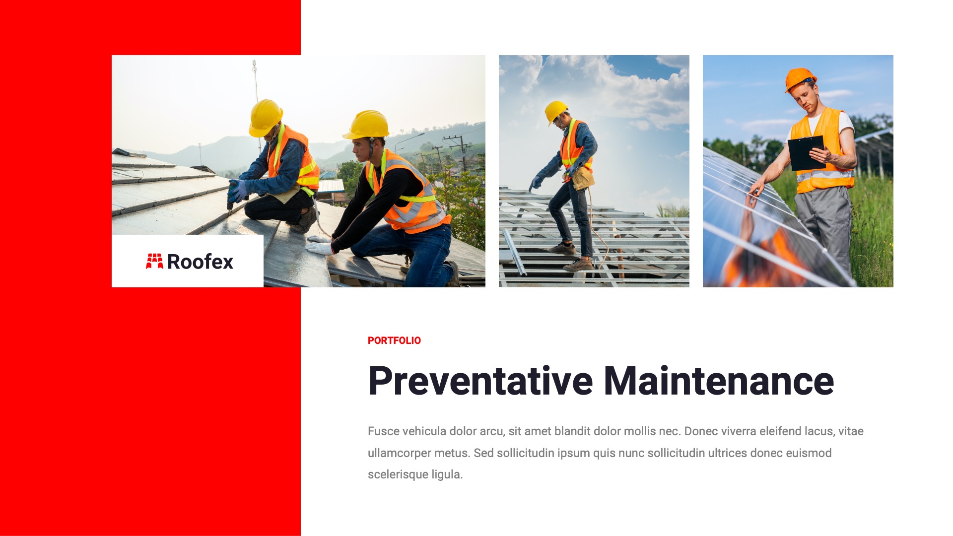 ROOFEX - Roofing Service & Construction Powerpoint Template ...