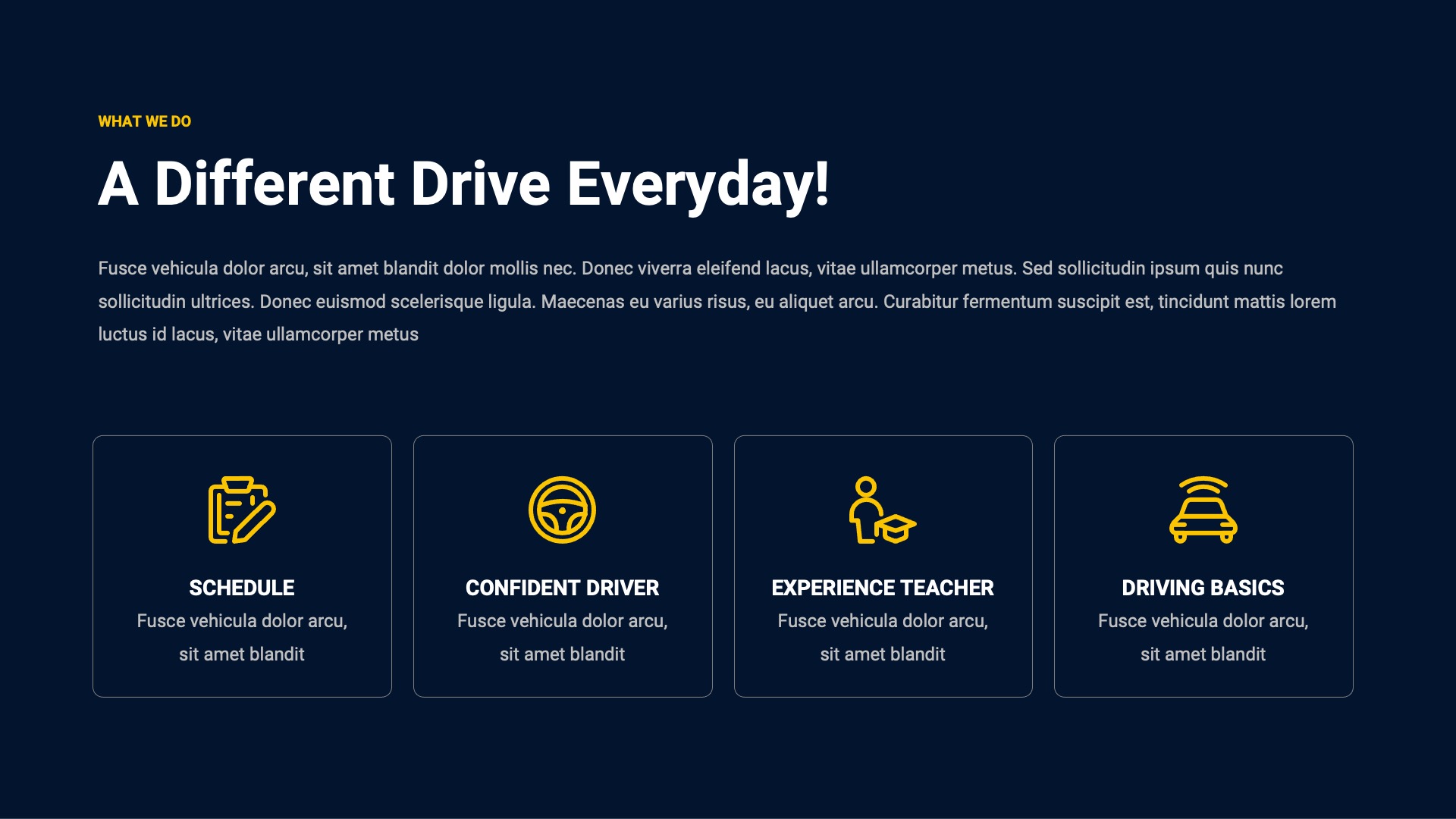 BayX - Driving School Powerpoint Template, Presentation Templates ...