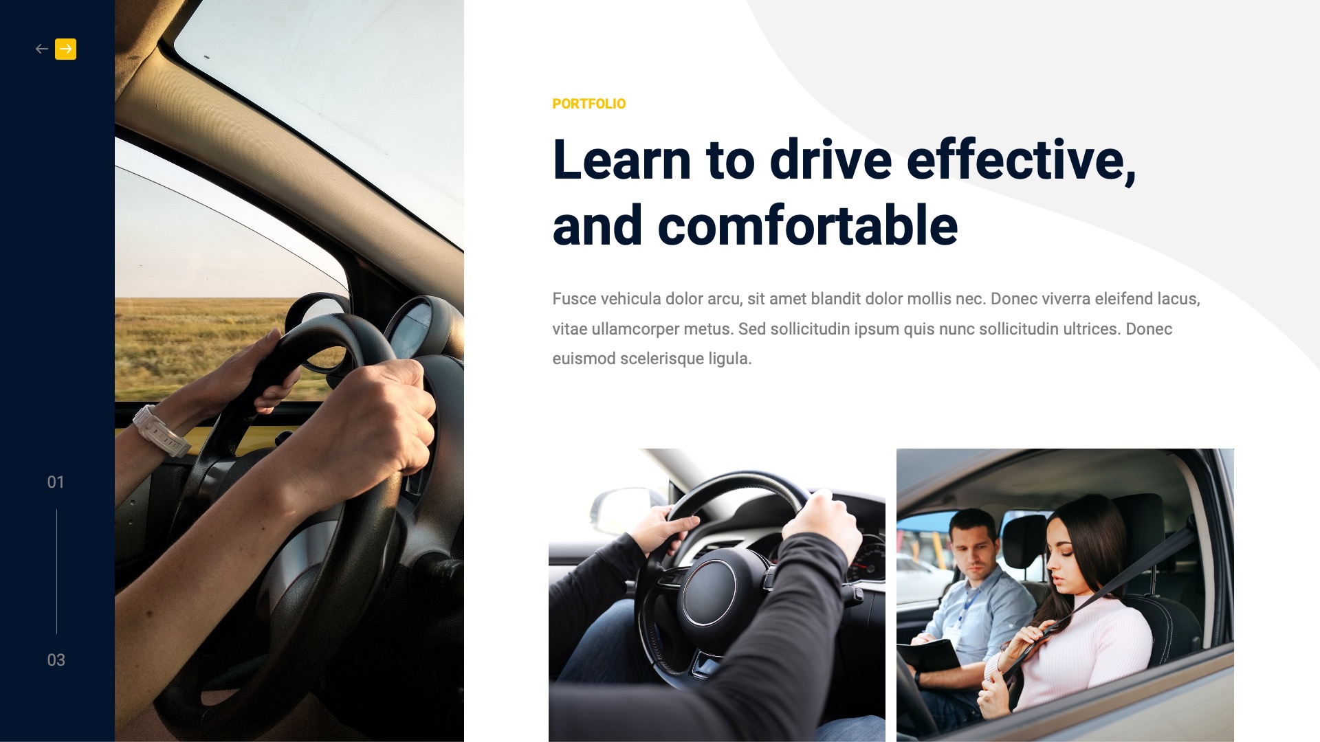 BayX - Driving School Powerpoint Template, Presentation Templates ...