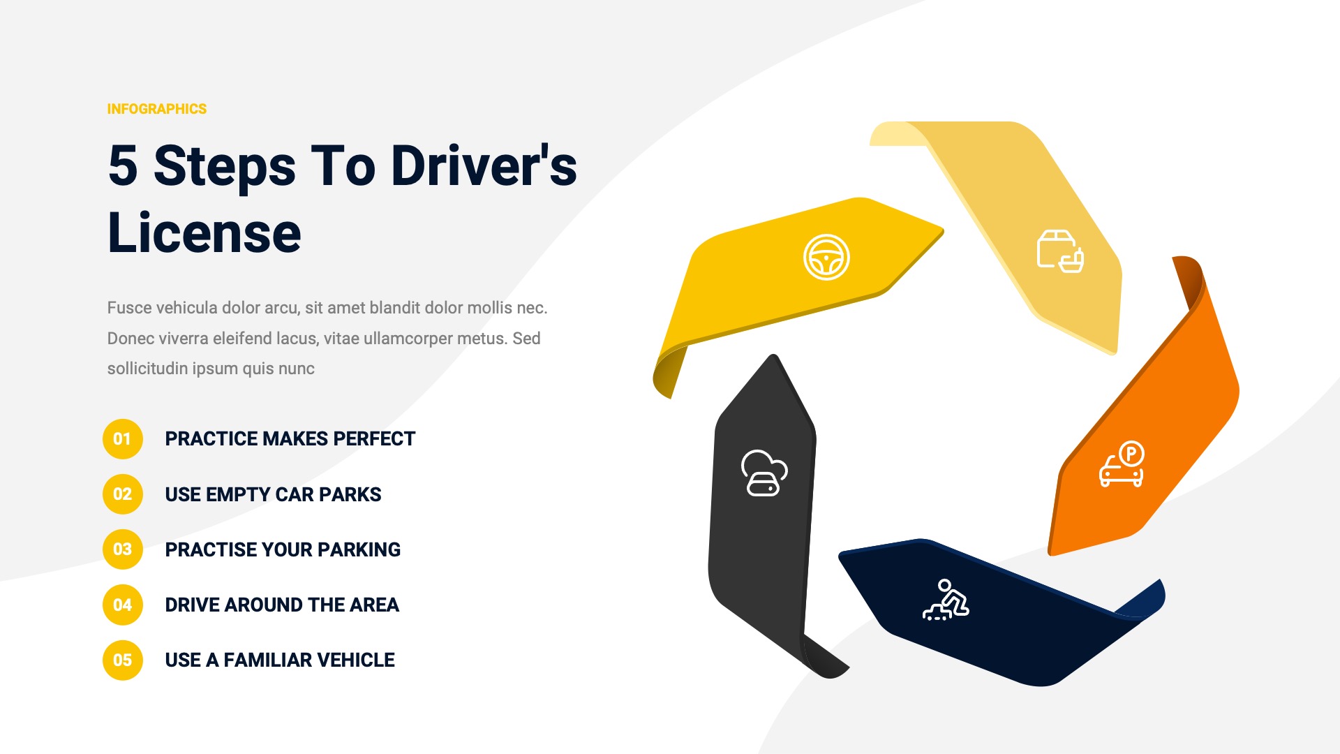 BayX - Driving School Google Slides Template, Presentation Templates