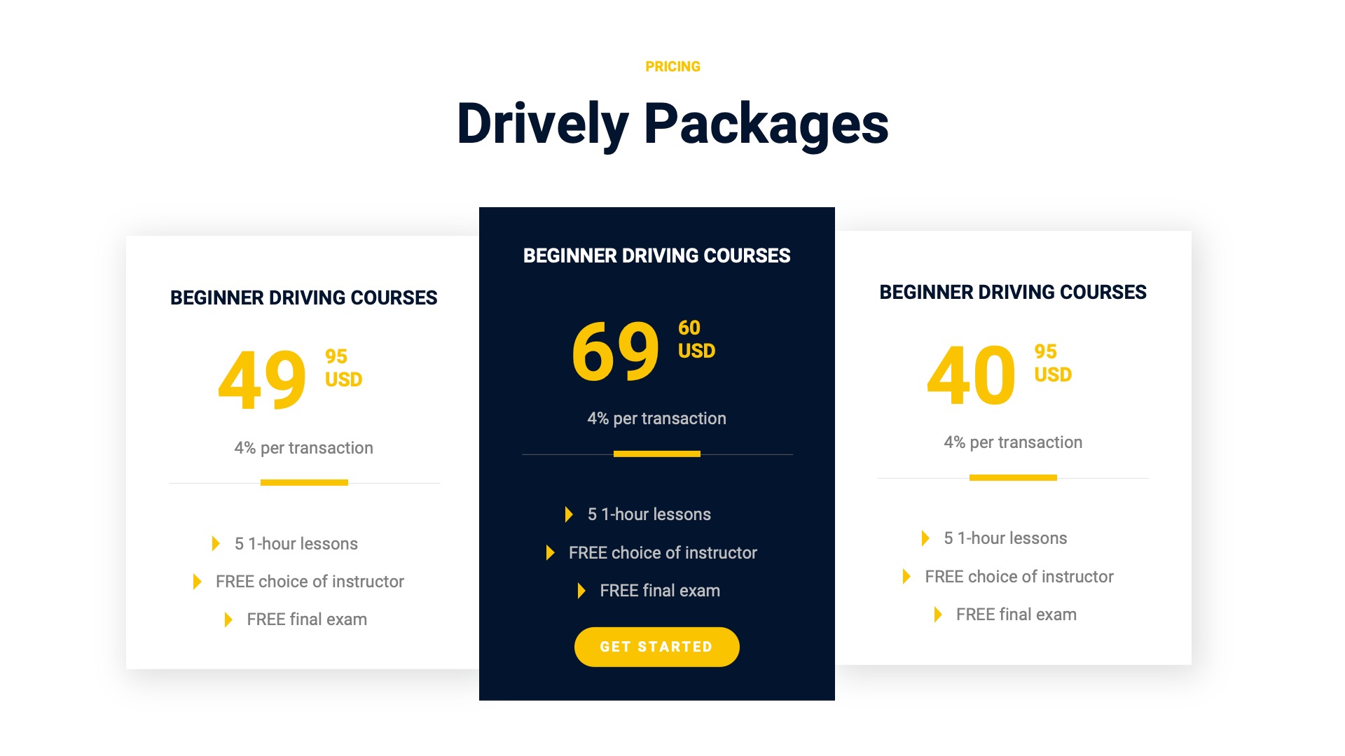 BayX - Driving School Google Slides Template, Presentation Templates