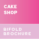 Cake Shop Bifold Brochure, Print Templates | GraphicRiver