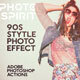 90s Style Photo Effects Photoshop, Add-ons | GraphicRiver