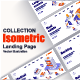 Isometric Landing Page Template Pack, Web Elements | GraphicRiver