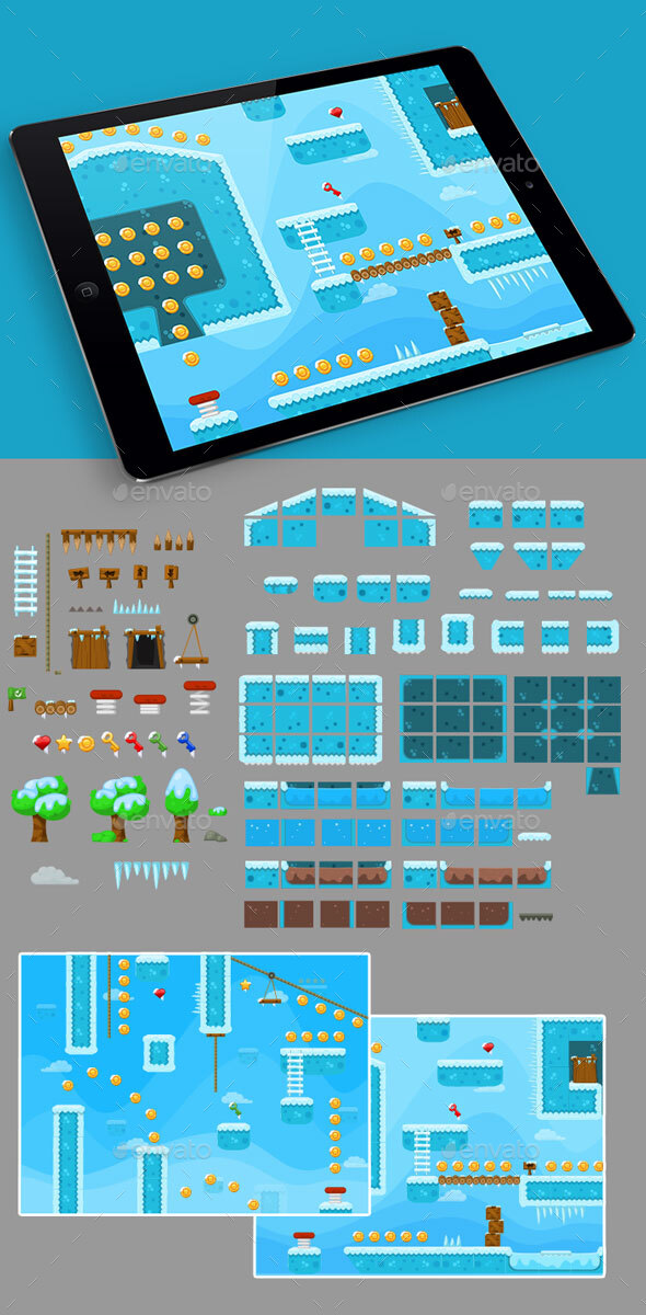 Tile Set Collection 3, Game Assets | GraphicRiver