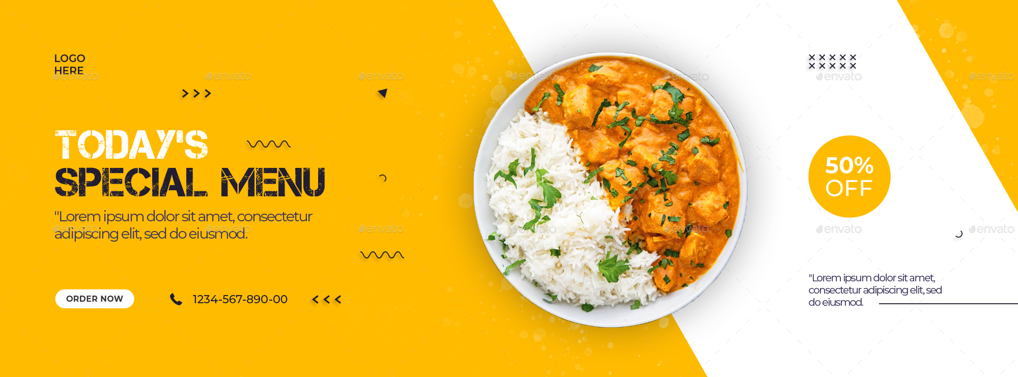 Food Facebook Cover Design, Web Elements | GraphicRiver