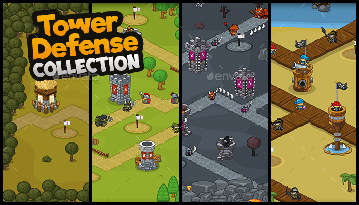 Tower Defense Collection, Game Assets | GraphicRiver