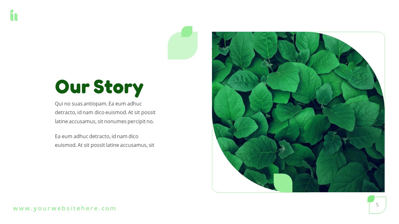 Nature Green Environment Powerpoint Template, Presentation Templates