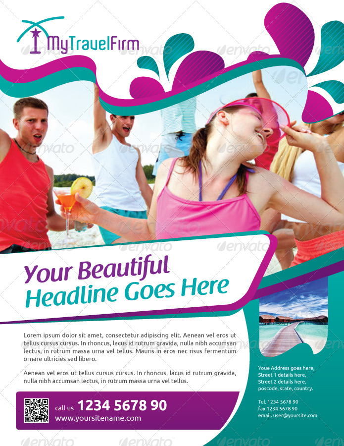 Tourism Flyer Vol.3, Print Templates | GraphicRiver