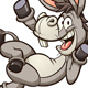 Waving Cartoon Donkey, Vectors | GraphicRiver